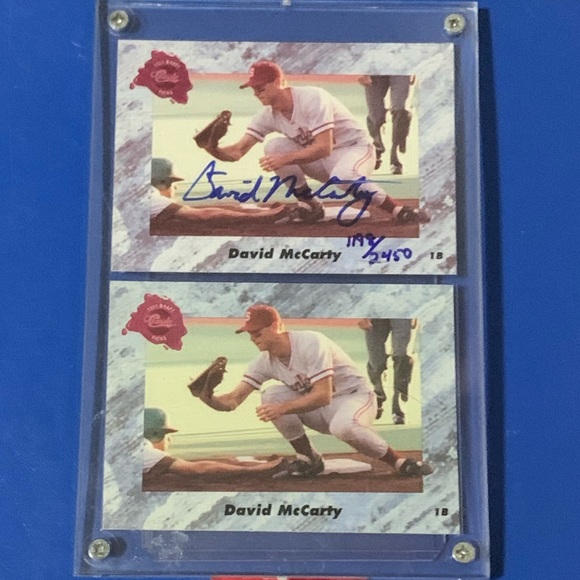 Classic | Toys | David Mccarty 53 Autographed 991 Classic Four Sport ...